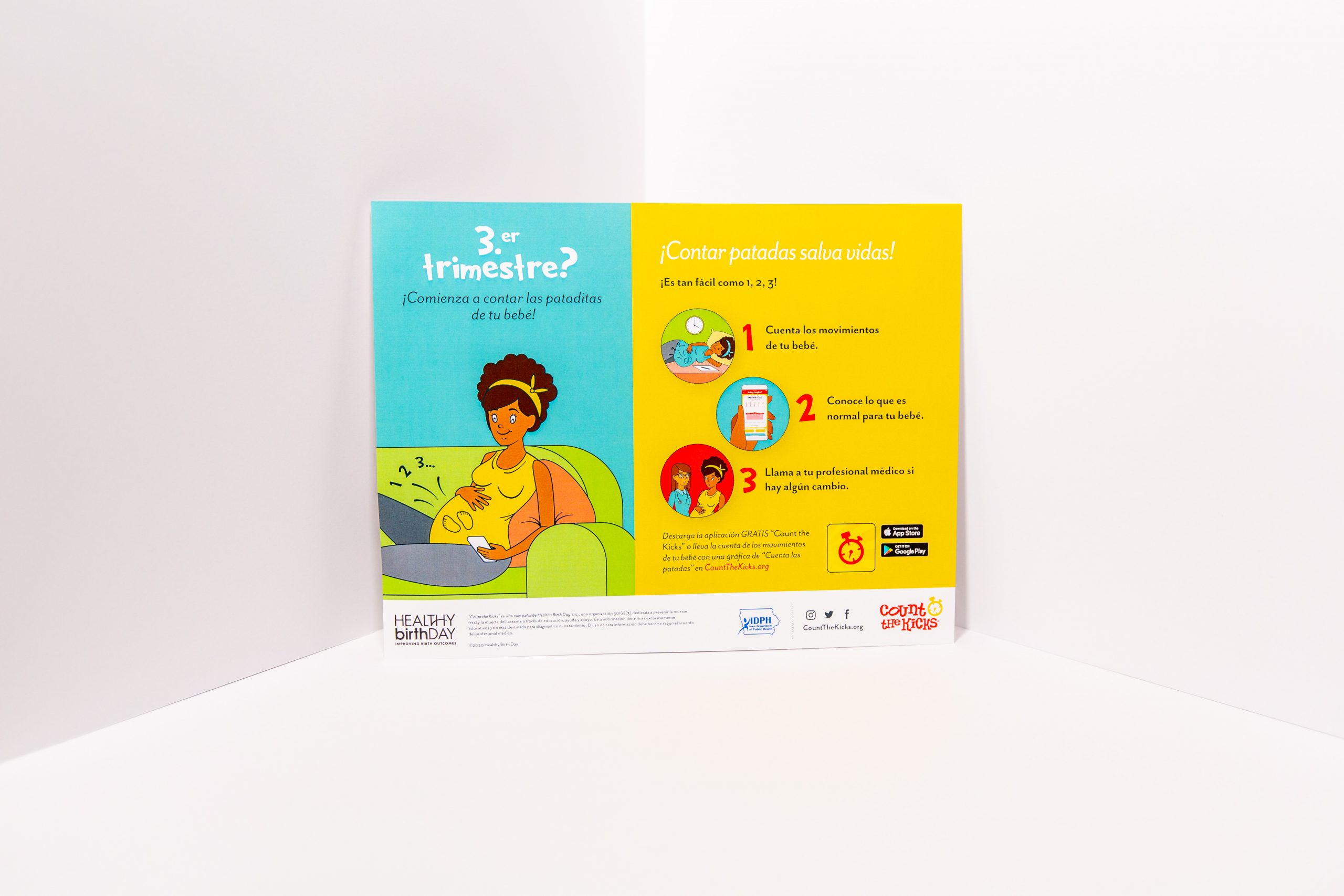 At-a-Glance Poster (Spanish) - AL - Count the Kicks