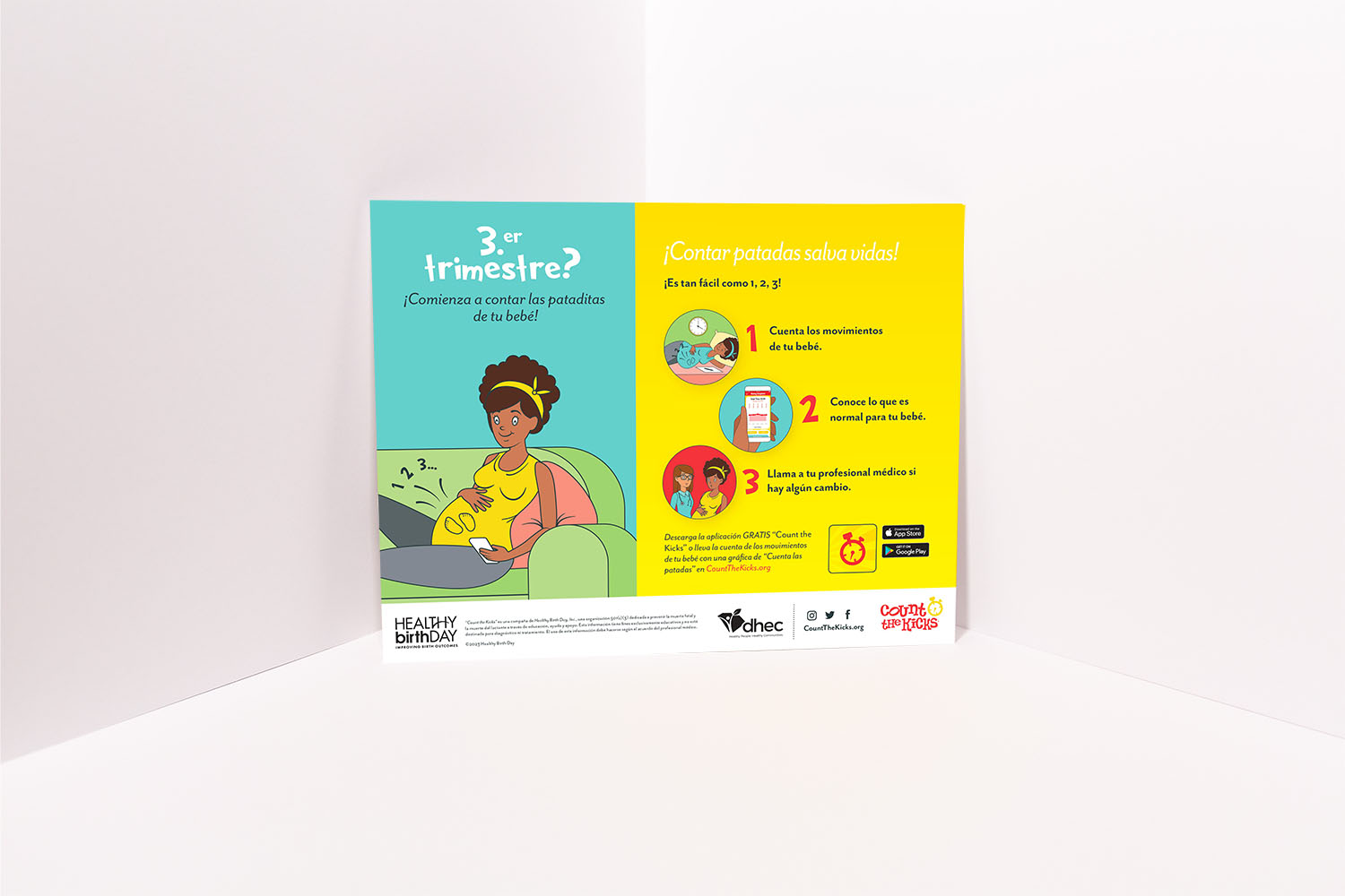 At-a-Glance Poster (Spanish) - SC - Count the Kicks