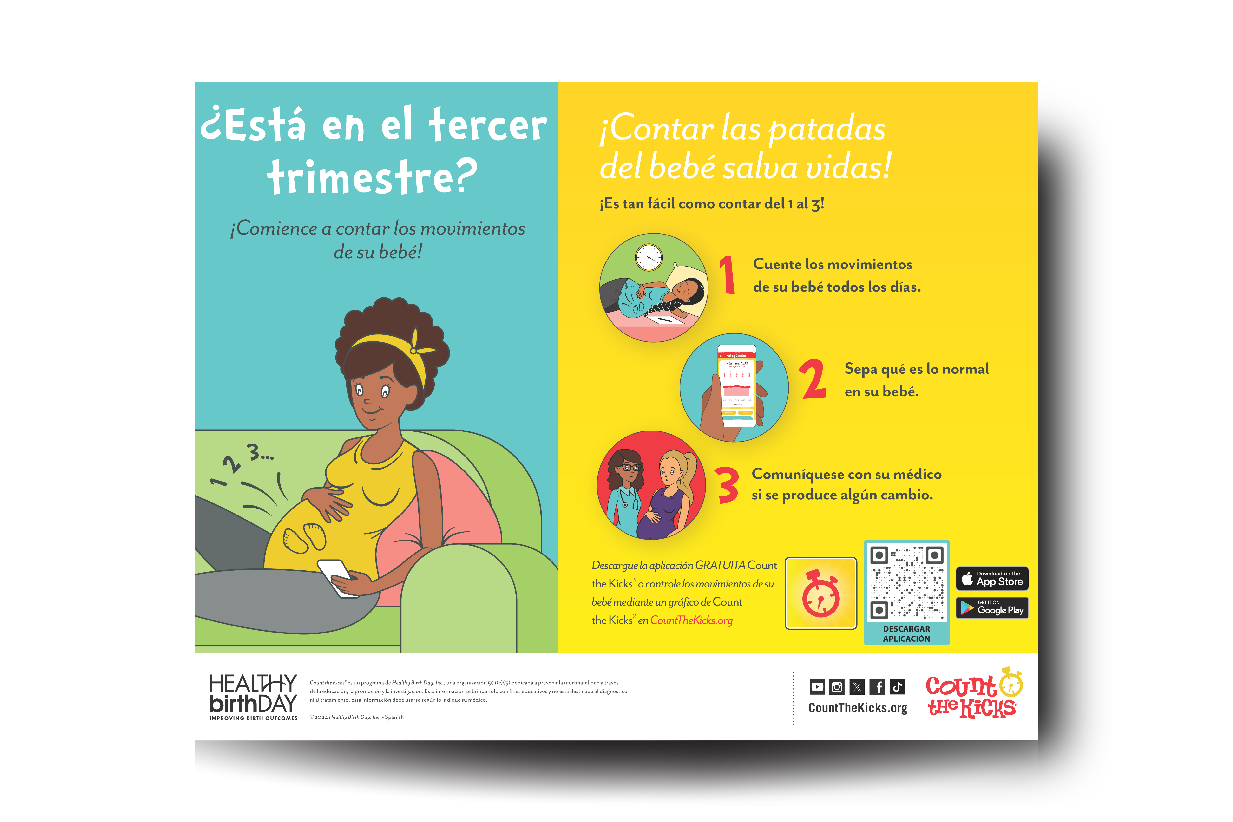 At-a-Glance Poster (Spanish) - LA - Count the Kicks