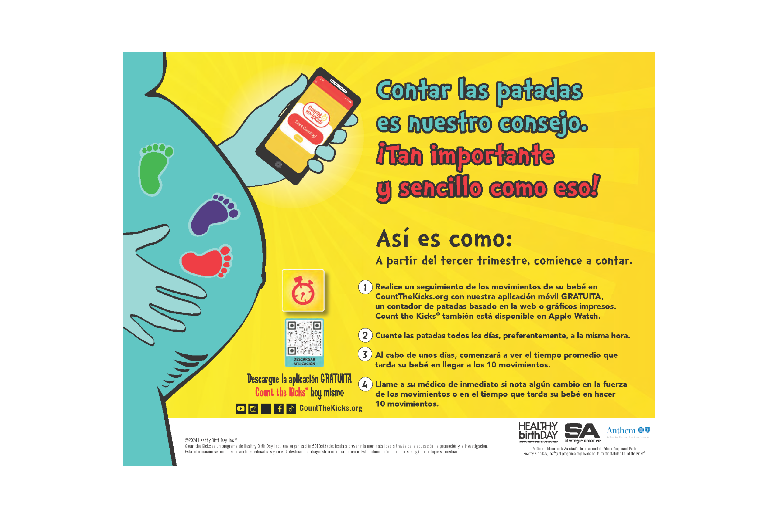How To Poster (Spanish) - KY - Count the Kicks