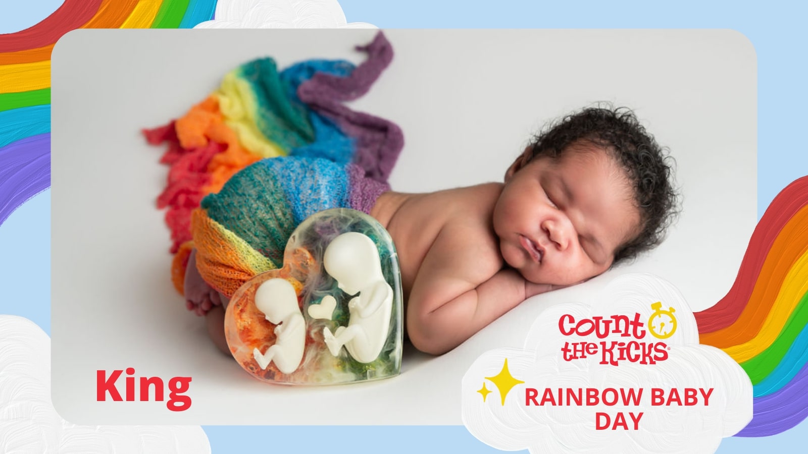 Rainbow Baby Day: Meet King Kyro - Count the Kicks
