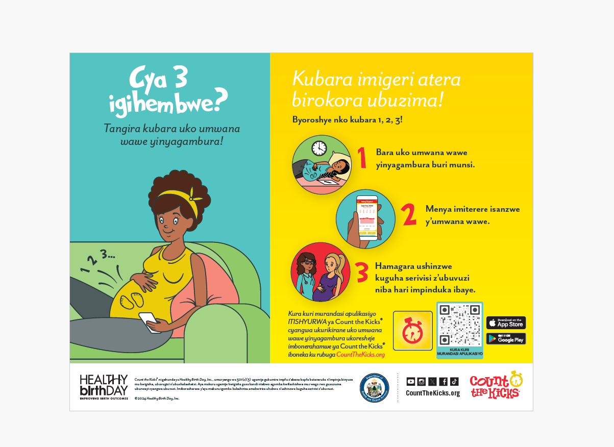 At-a-Glance Poster (Kinyarwanda) - ME - Count the Kicks