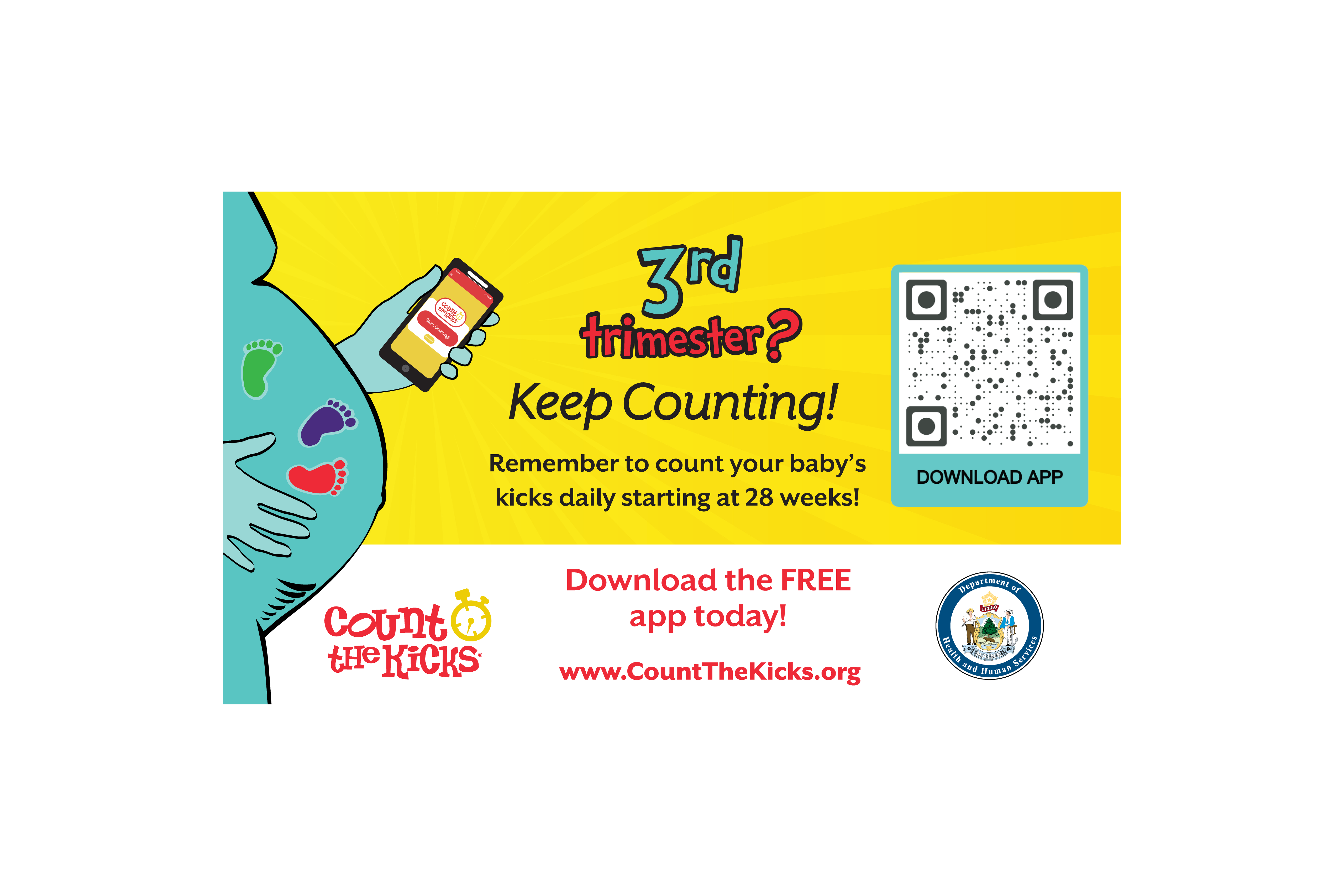 Count the Kicks Magnets (English) - ME - Count the Kicks