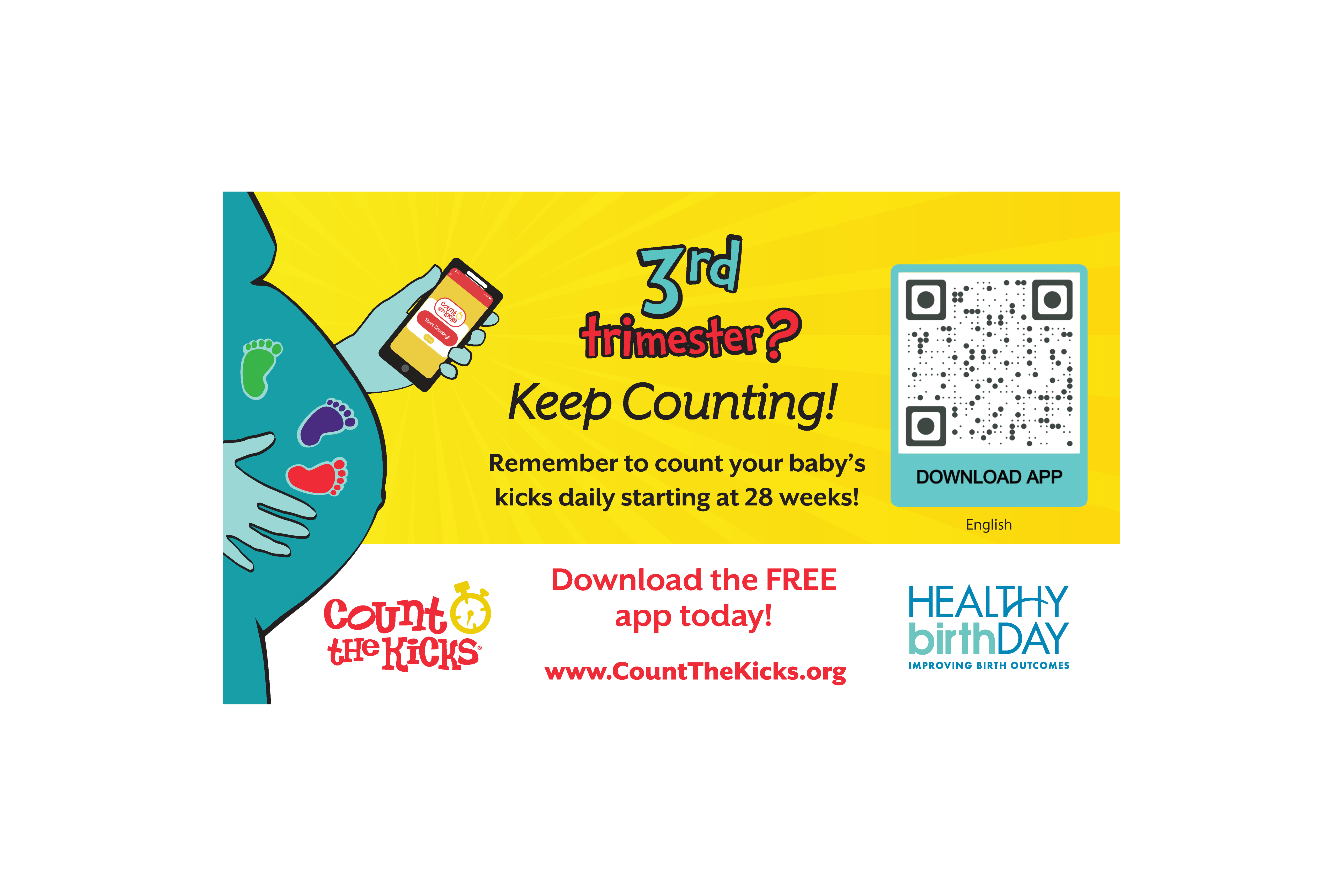 Count the Kicks Magnets (English) - TN - Count the Kicks