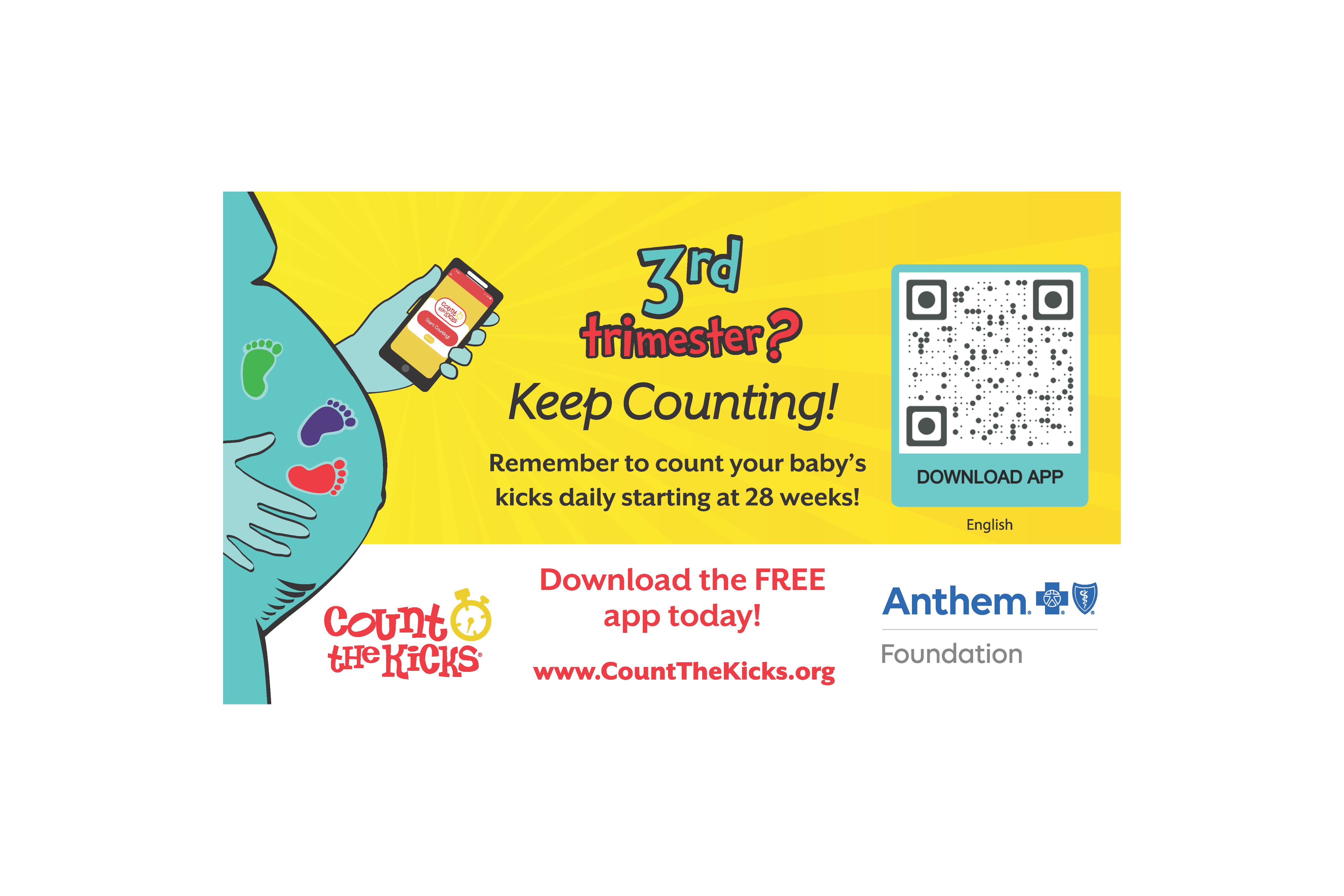 Count the Kicks Magnets (English) - CO - Count the Kicks