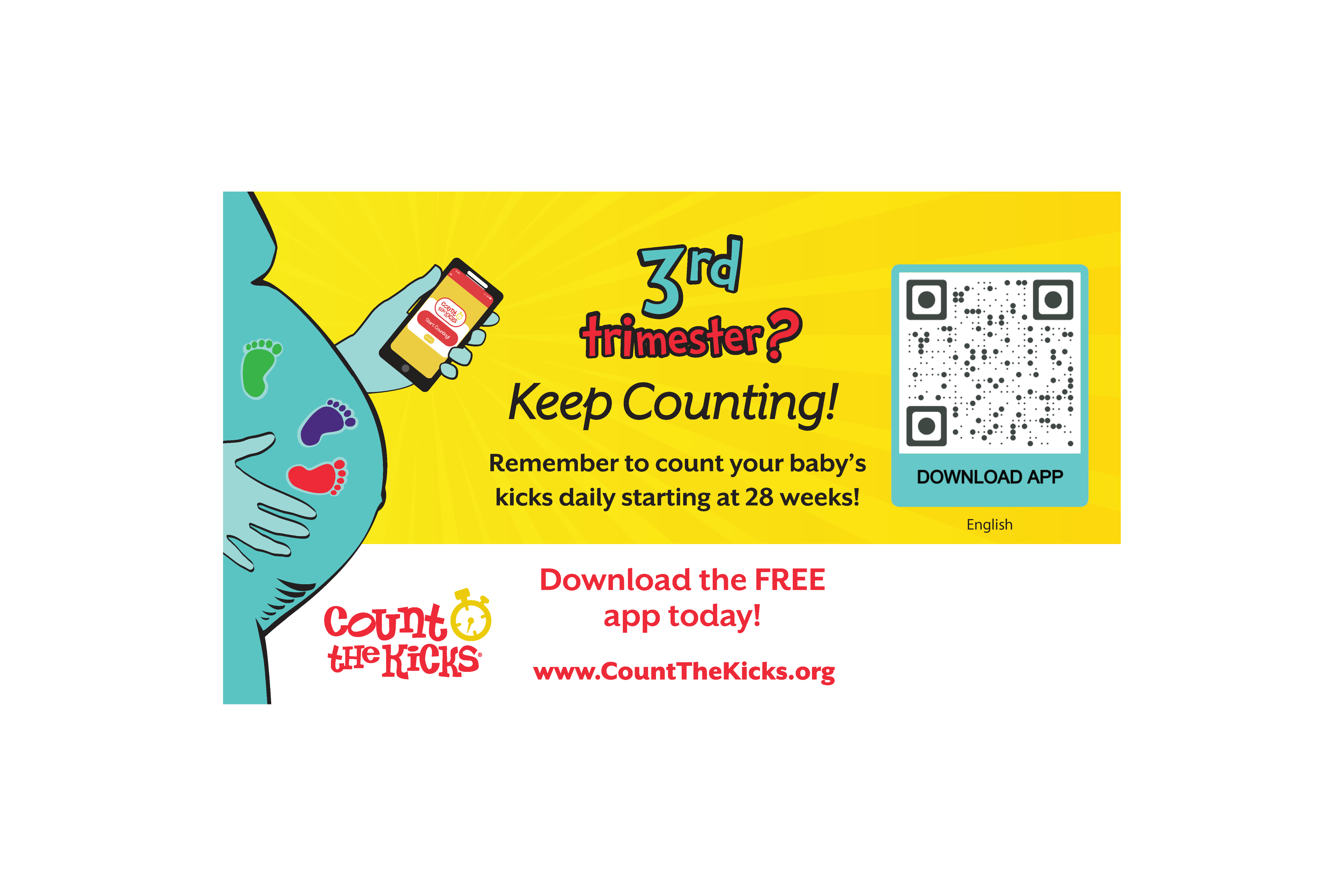 Count the Kicks Magnets (English) - MO - Count the Kicks